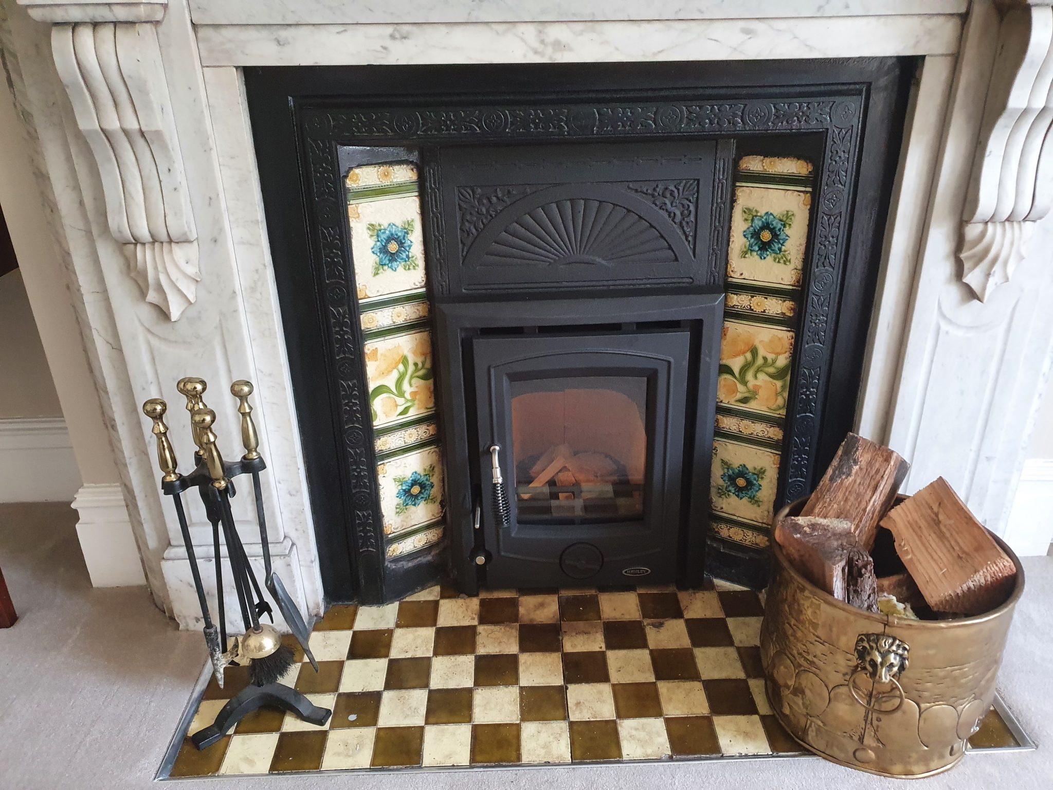 Fireplace Modified for Solid Fuel Stove | Chimney and Stove Services ...